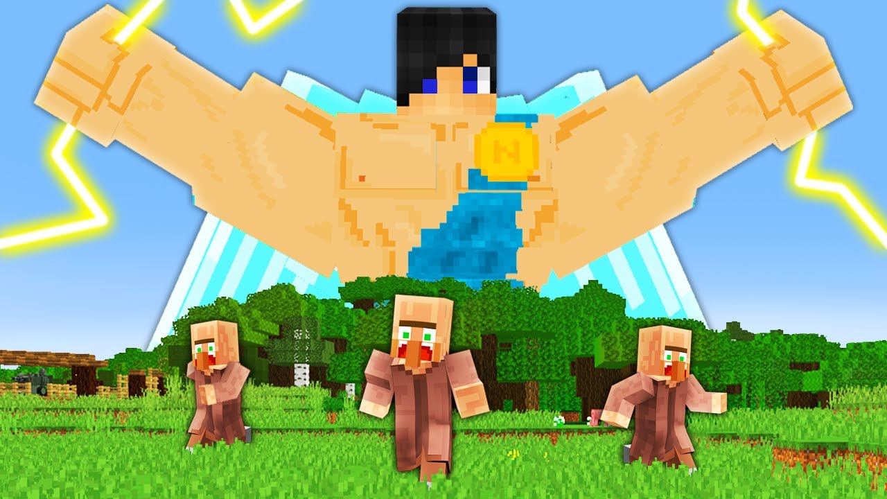 Minecraft but You turn into a GOD! - Minecraft videos