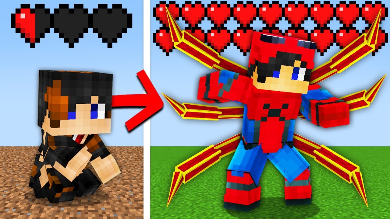 Minecraft but Your Hearts = Your Hero... - Minecraft videos