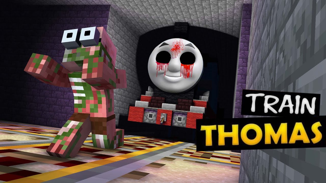 Monster School : THOMAS THE TRAIN HORROR CHALLENGE 4 - Minecraft ...