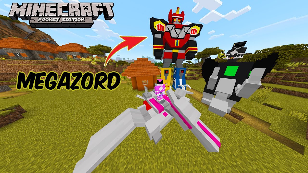 POWER RANGERS | MEGAZORD | Minecraft PE - Minecraft videos