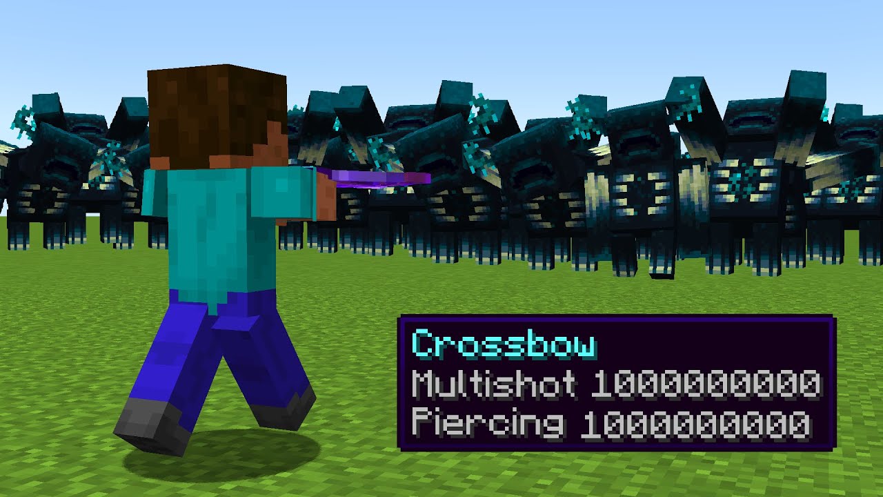 Piercing 1 BILLION vs 100 WARDEN - Minecraft videos