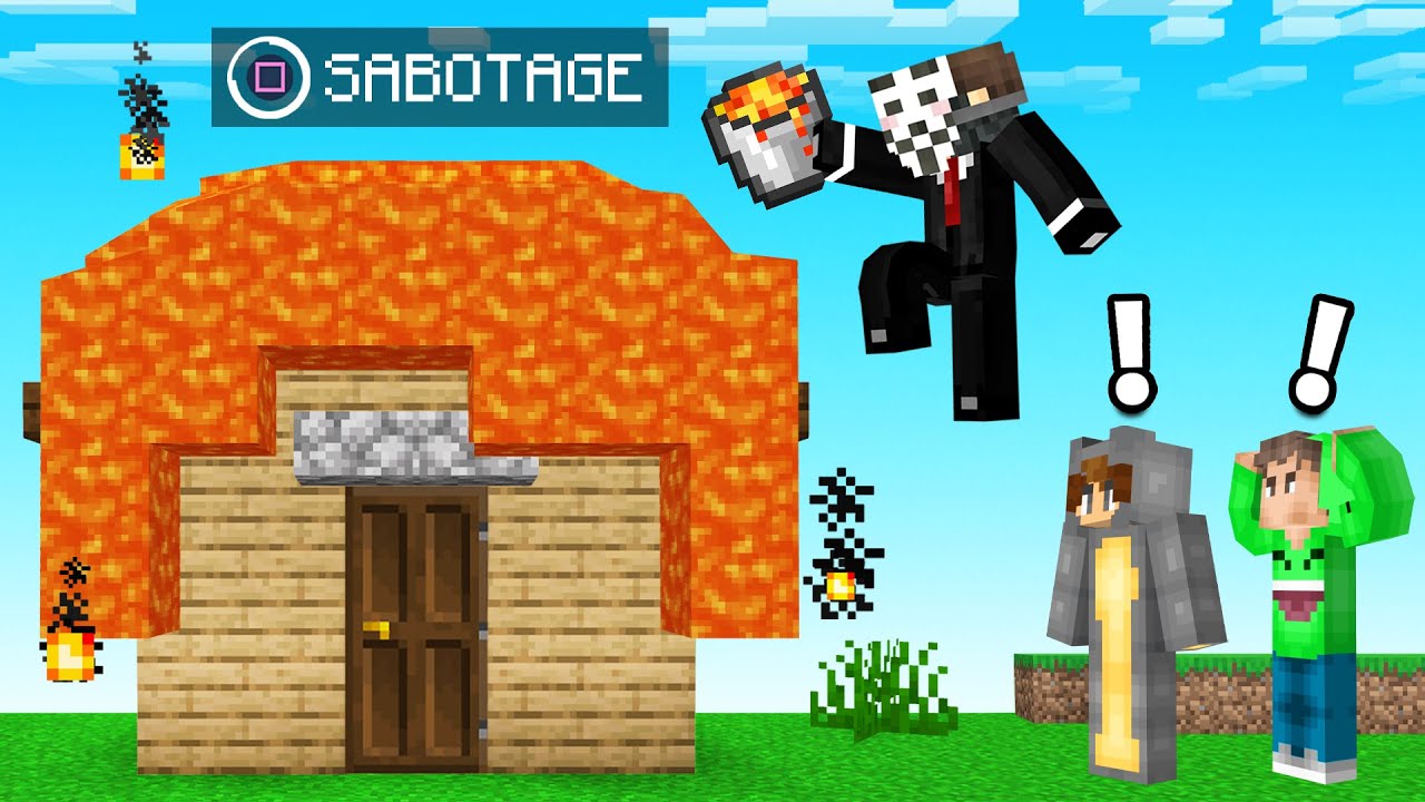 SABOTAGER TROLLS US in a Minecraft Build Battle... - Minecraft videos