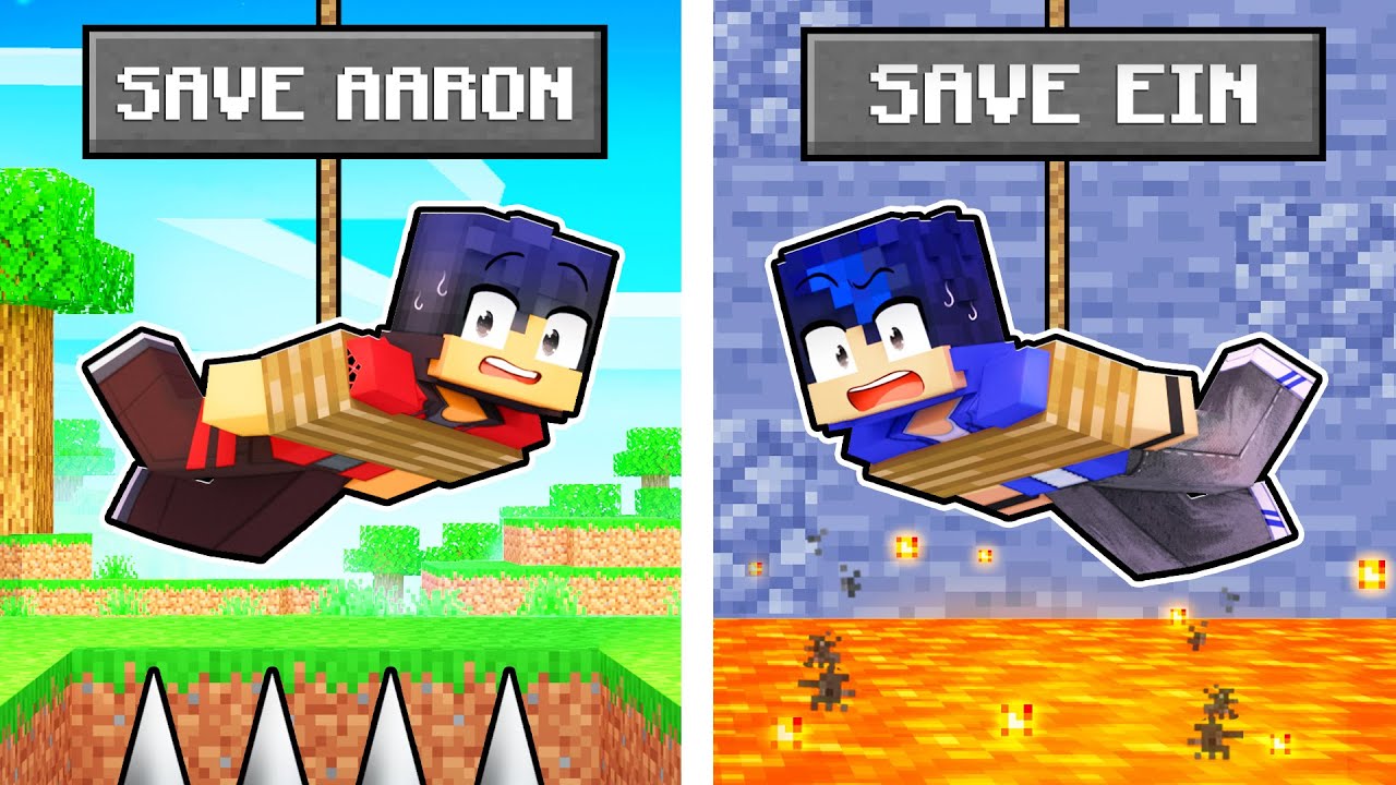 Save Aaron Or Save Ein In Minecraft Minecraft Videos
