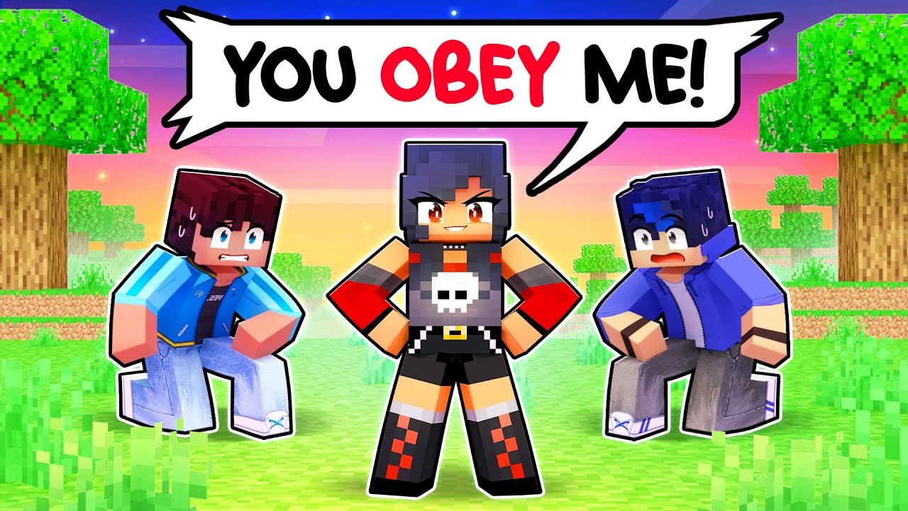 Taking OVER Minecraft As MEAN APHMAU! - Minecraft videos