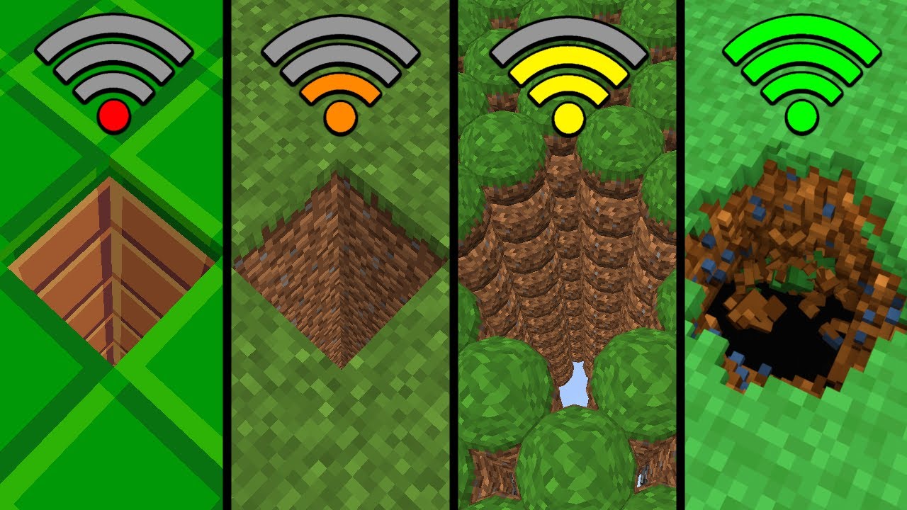 different WI-FI - compilation - Minecraft videos