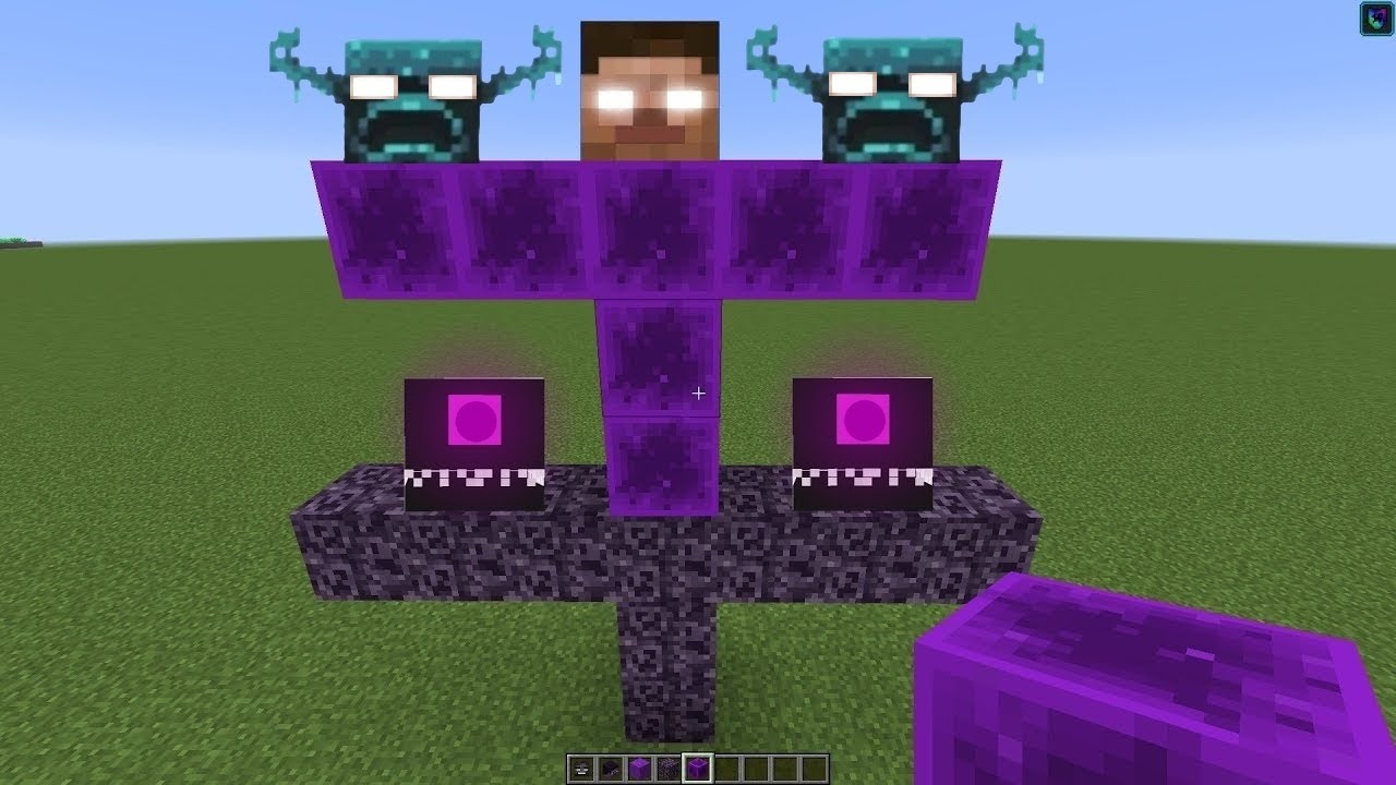 what if you create a HEROBRINE STORM WITHER in MINECRAFT - Minecraft videos