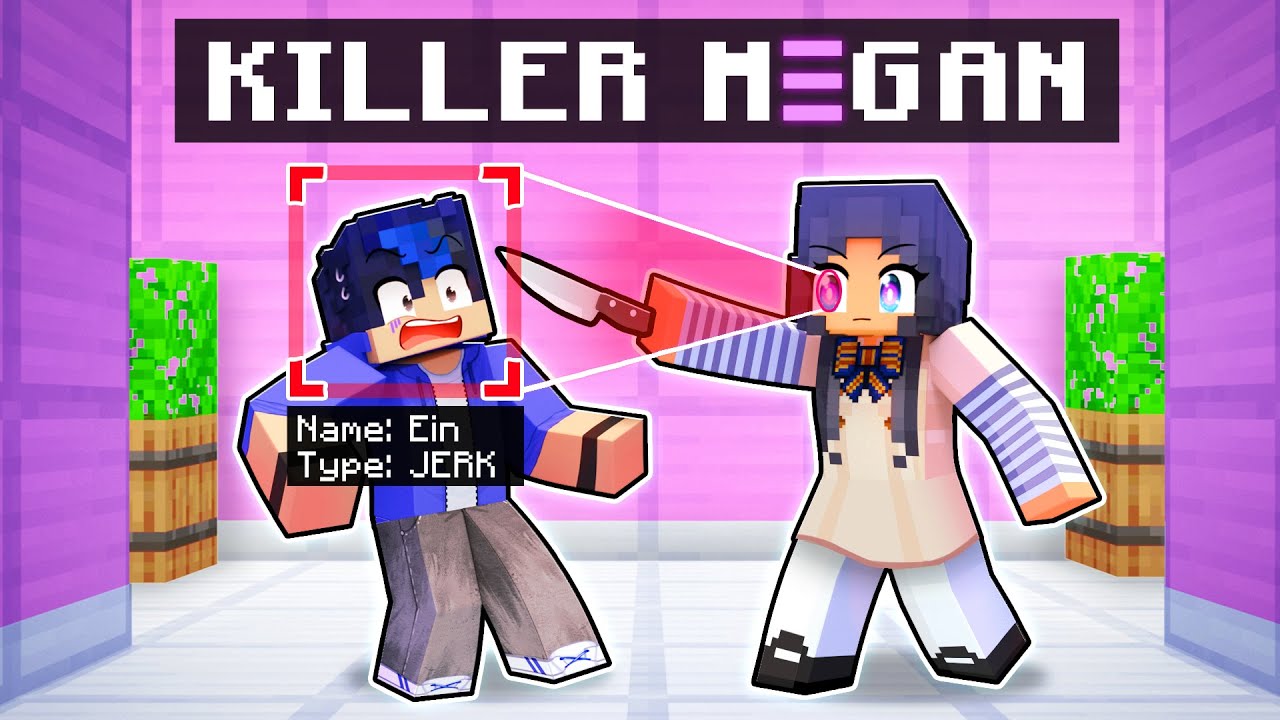 Becoming a KILLER M3GAN In Minecraft! - Minecraft videos