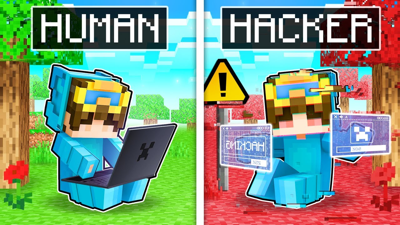 Becoming an EVIL HACKER in Minecraft! - Minecraft videos