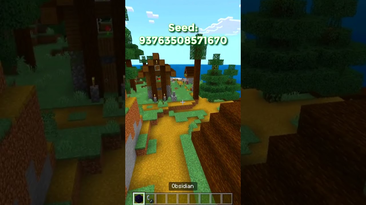 Bester Minecraft Bedrock Speedrun Seed? #shorts #minecraft #minecraftshorts - Minecraft videos