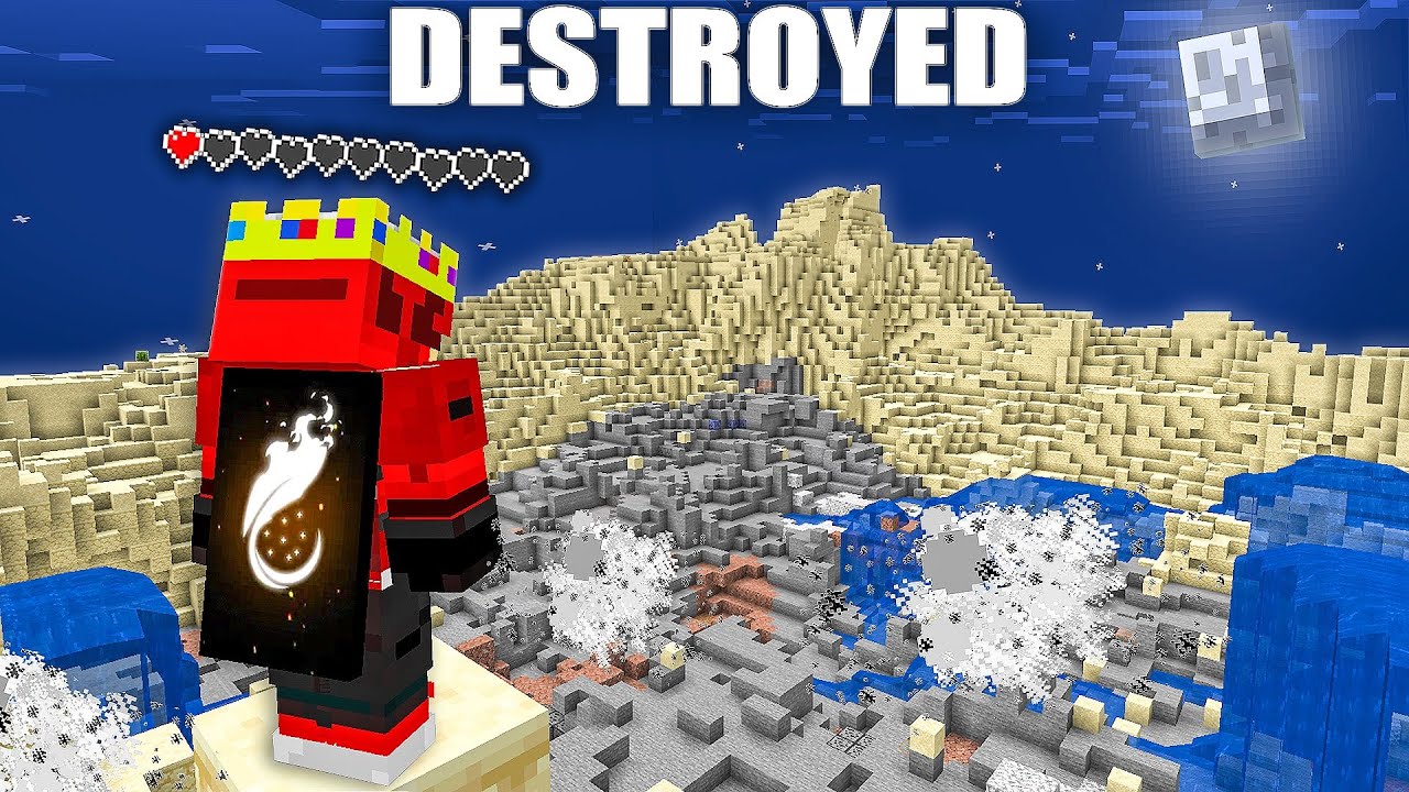 Epic Destruction in Minecraft Lifesteal SMP: Desert Wiped Out ...