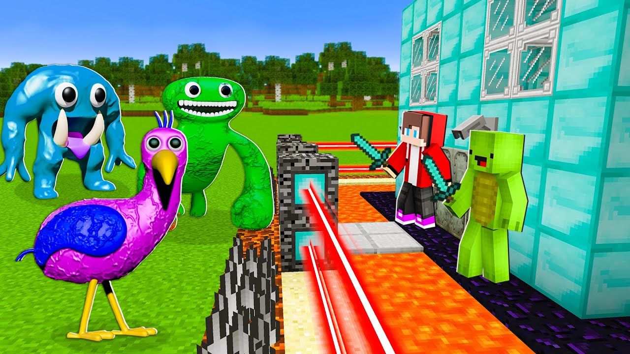 Garten Of Banban Vs The Most Secure House Mikey And Jj In Minecraft