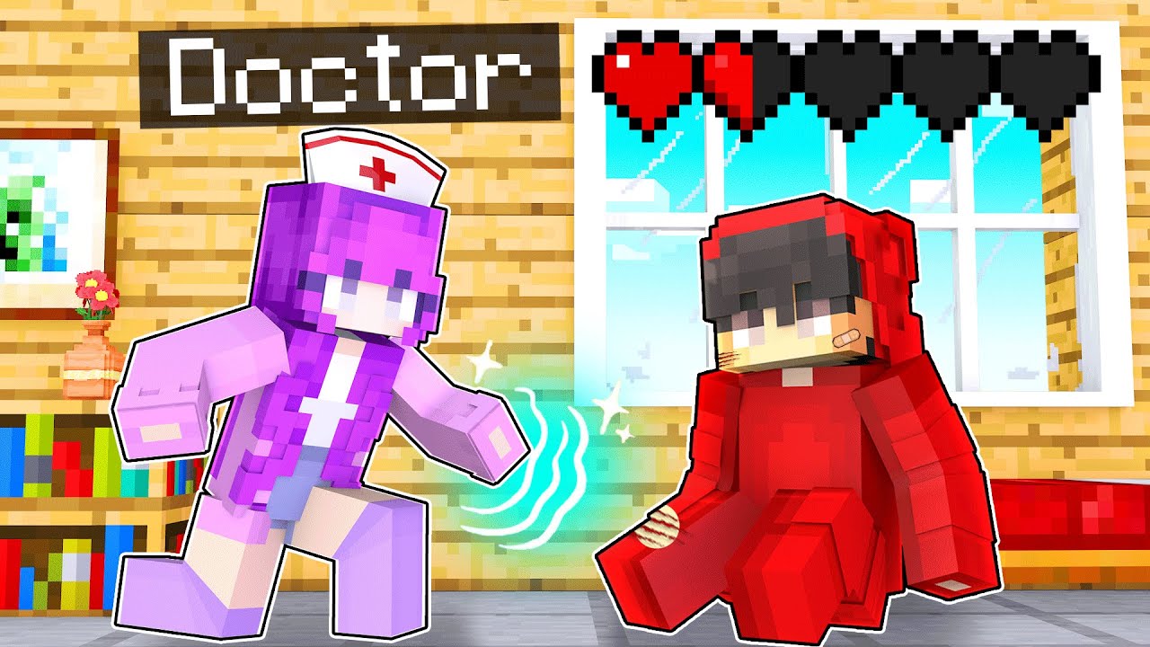 Helping My Friends as a DOCTOR In Minecraft! - Minecraft videos
