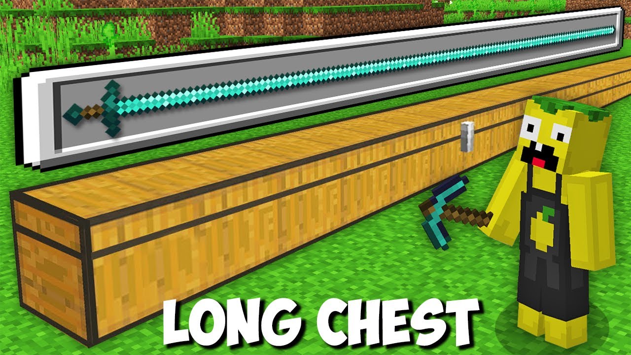 How to GET THIS LONGEST CHEST WITH A SECRET SWORD in Minecraft ? SUPER ...