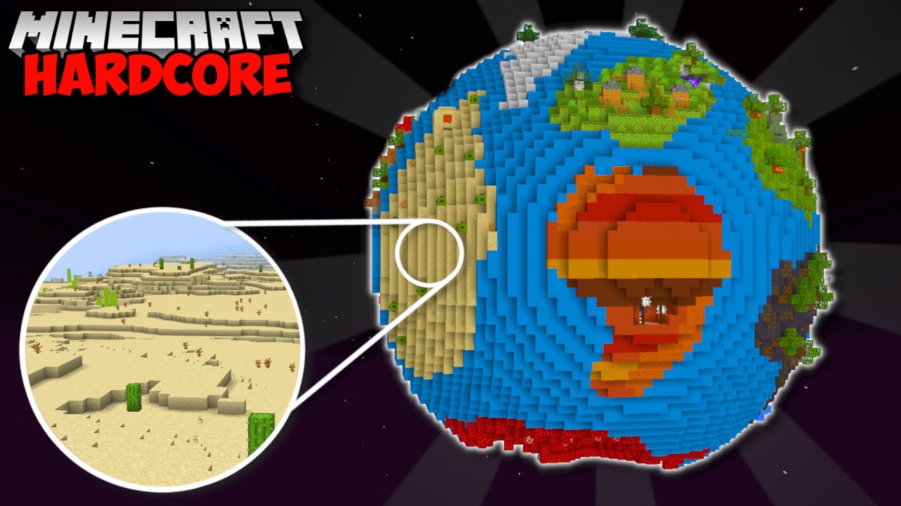 I Built A REAL PLANET in Minecraft 1.19 Hardcore (#71) - Minecraft videos