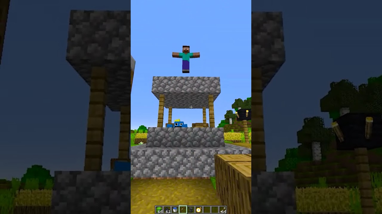 I Can Stop The Time In Minecraft! #shorts - Minecraft videos