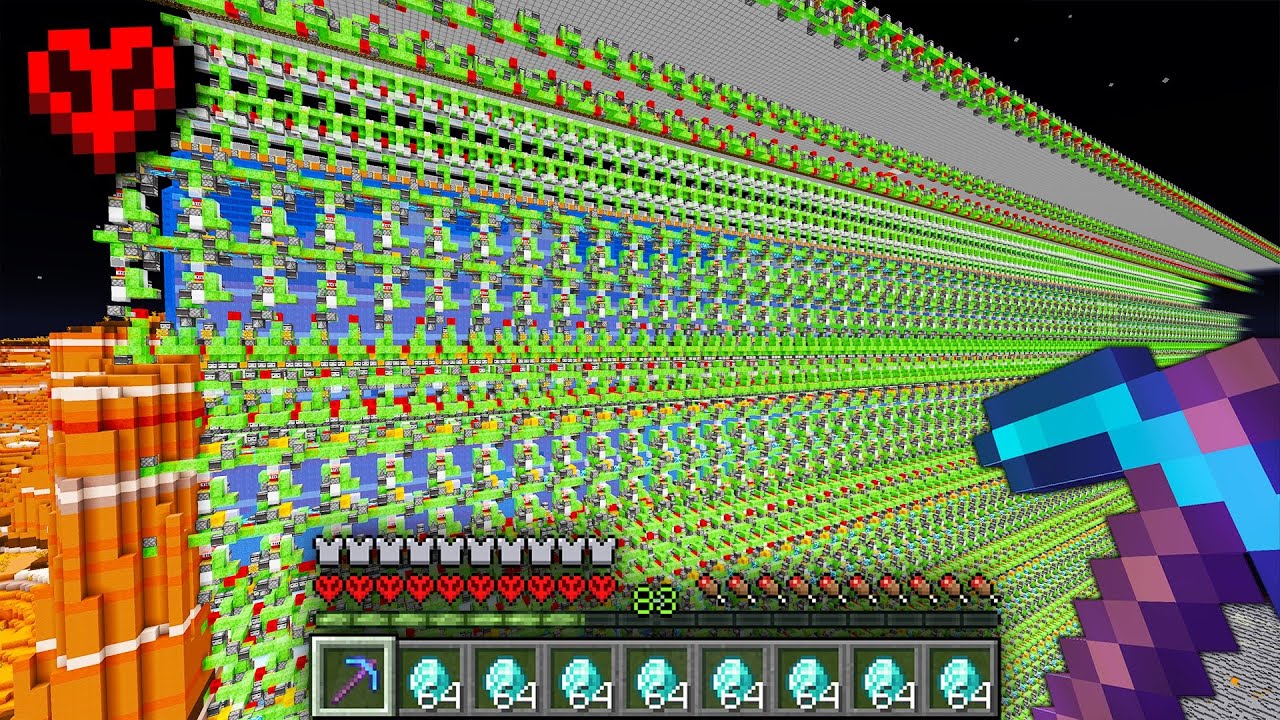 I Made the ULTIMATE Mining Farm in Hardcore Minecraft! - Minecraft videos