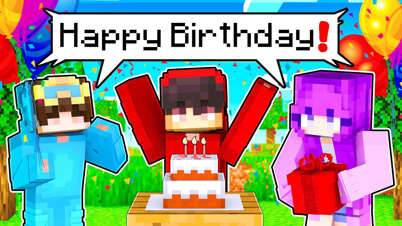 It's My BIRTHDAY In Minecraft! - Minecraft videos