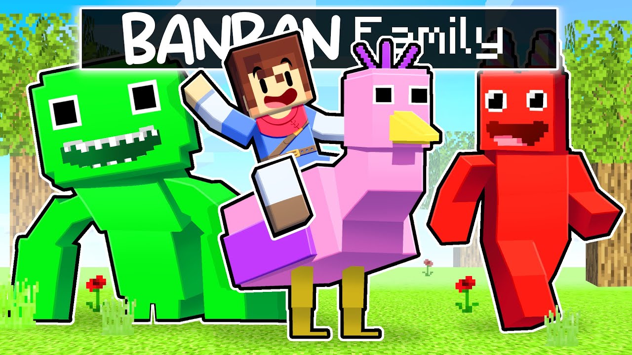Joining GARTEN OF BANBAN Family In Minecraft! - Minecraft videos