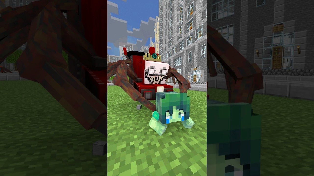 King Choo Choo Charles vs Hero - minecraft animation - Minecraft videos