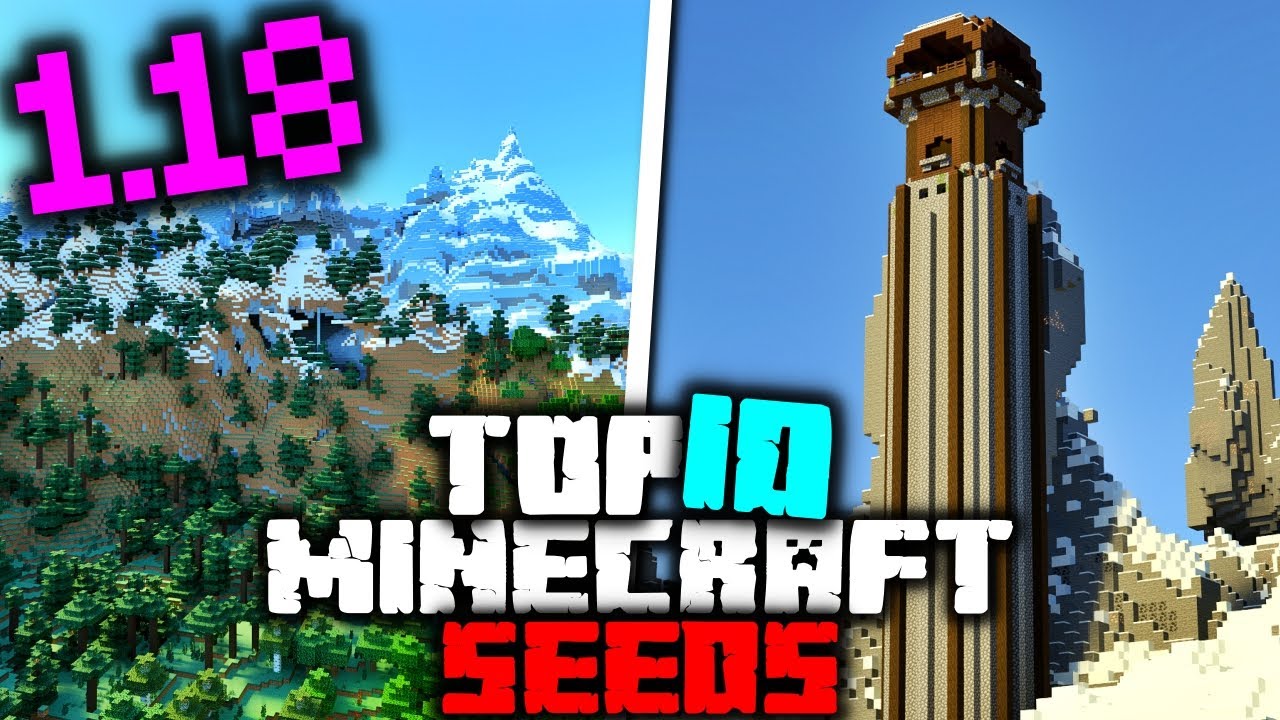 MINECRAFT 1.18 SEEDS | TOP 10 SEEDS | CAVES & CLIFFS PART 2 - Minecraft ...
