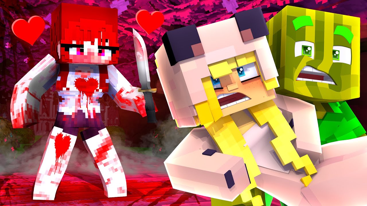 MINECRAFT, ABER YANDERE VERFOLGT UNS?! - Minecraft videos