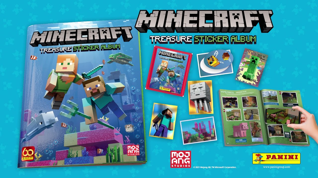 MINECRAFT TREASURE STICKER ALBUM - TV SPOT - Minecraft videos