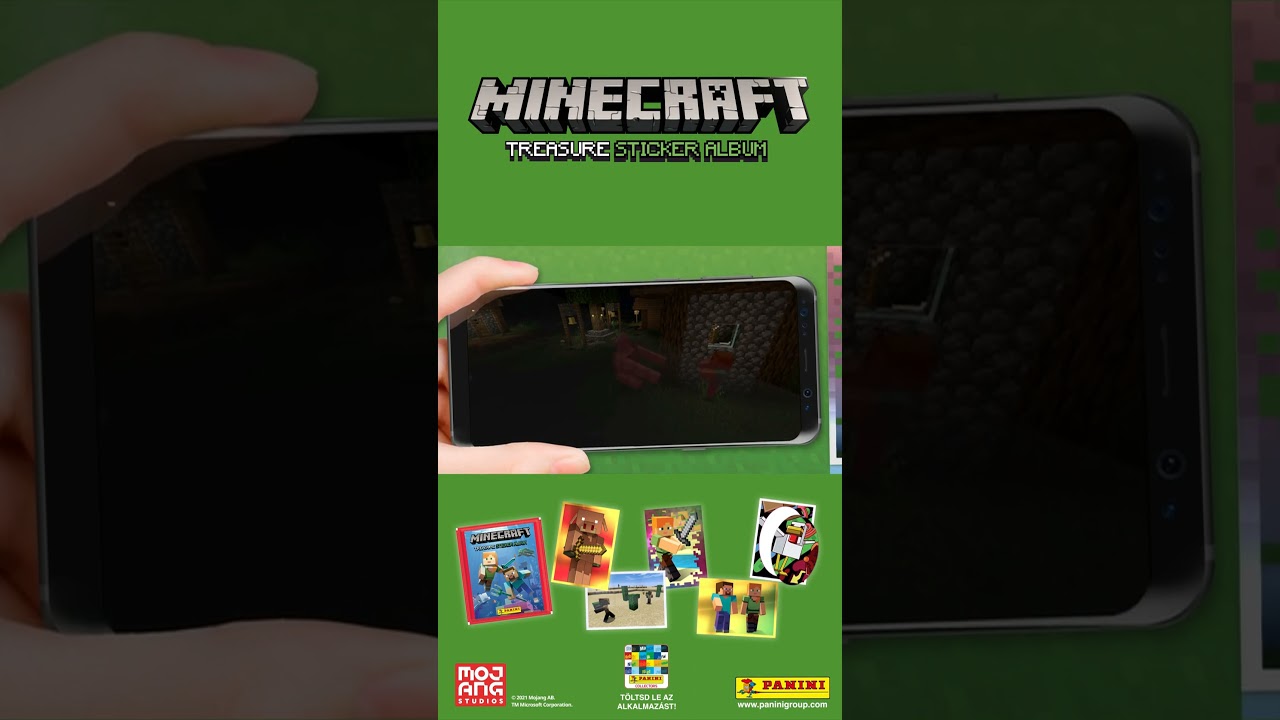 MINECRAFT Treasure Sticker Album - Minecraft videos