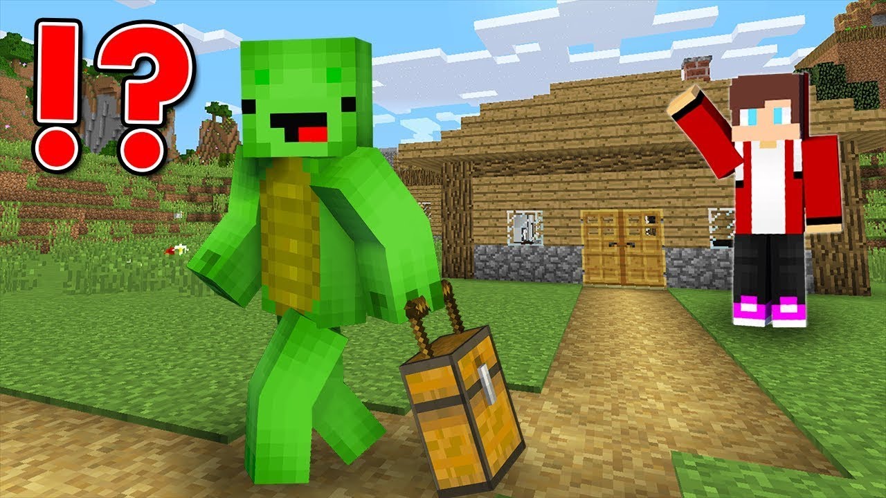 Mikey Is Moving Away in Minecraft - Minecraft videos