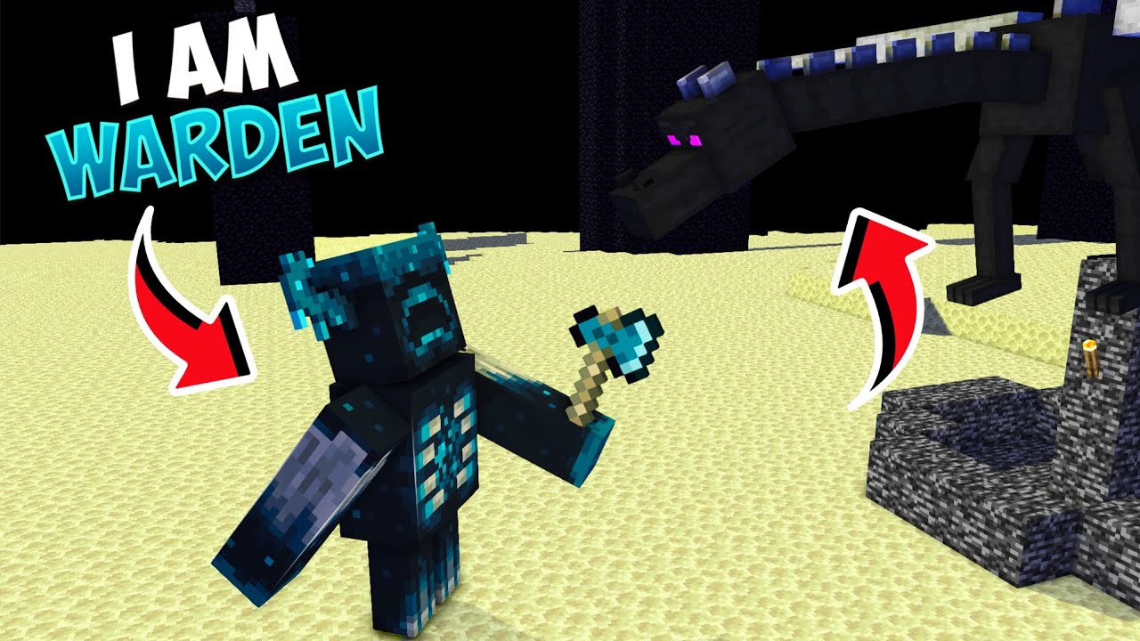 Minecraft, But I am The Warden || Minecraft Mods || Minecraft gameplay ...