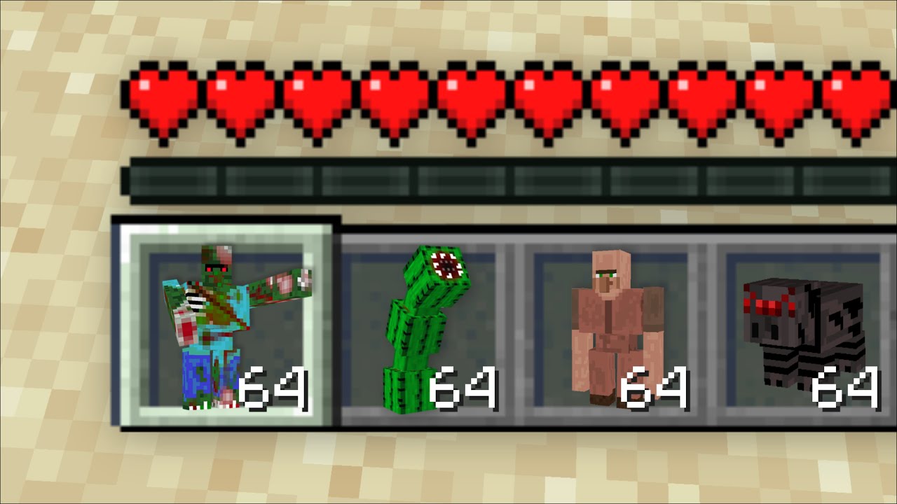 Minecraft FORBIDDEN MUTANT MOBS INVADE GOLEM VILLAGE MOD !! DON'T OPEN ...