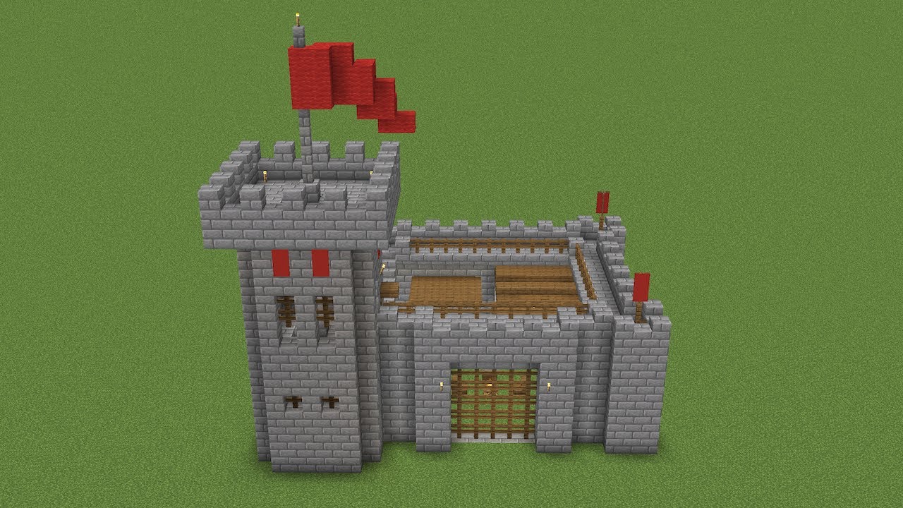 Minecraft - How to build a small castle - Minecraft videos