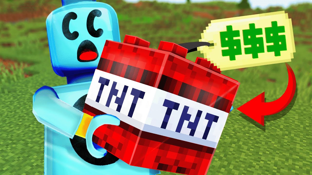 Minecraft but I Buy 1,000,000 LEGO TNT - Minecraft videos