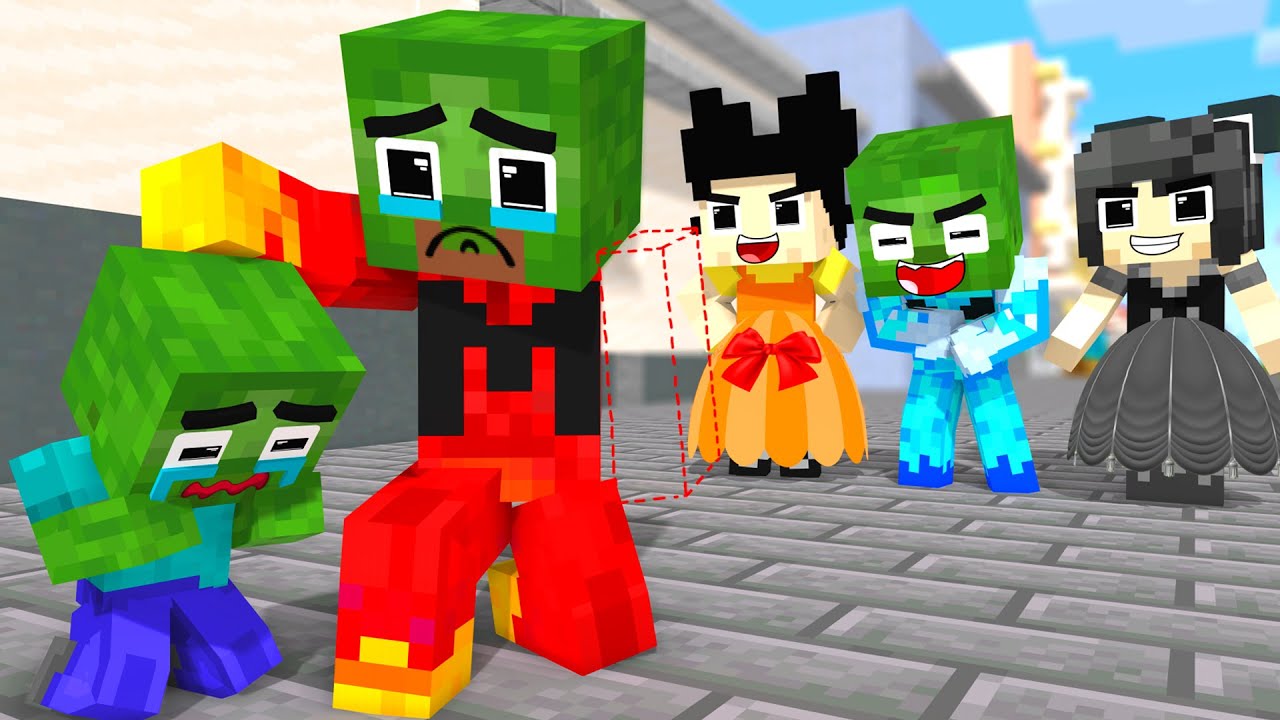 Monster School : Broken Baby Zombie x Squid Game Doll - Minecraft ...