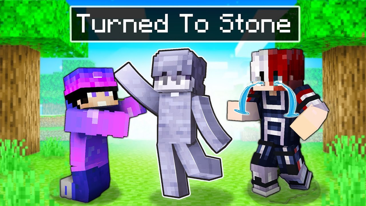 NY Gamer TURNED TO STONE In Minecraft! @gamingwithshivang - Minecraft ...