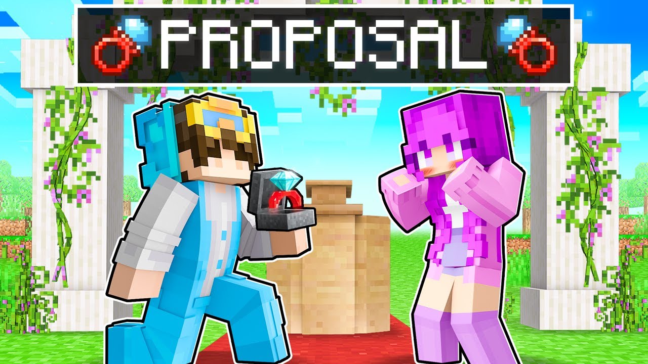 Nico PROPOSES In Minecraft! - Minecraft videos