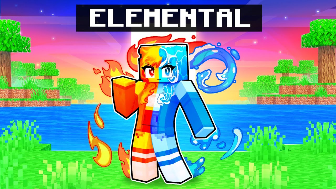 Playing as an ELEMENTAL in Minecraft! - Minecraft videos