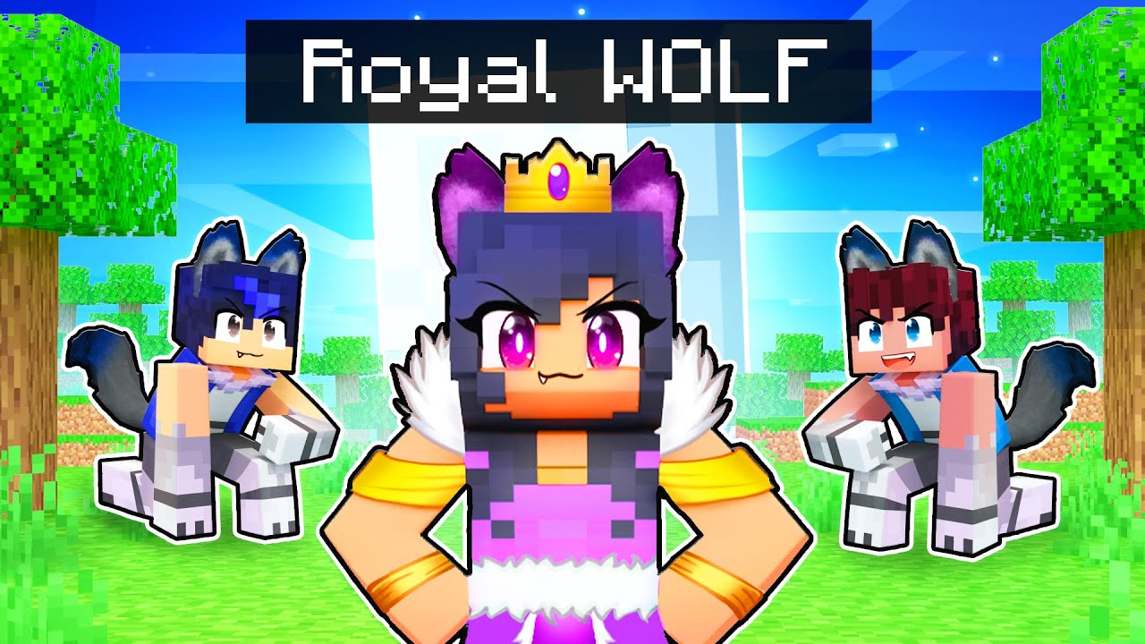 Playing as the ROYAL WOLF in Minecraft! - Minecraft videos