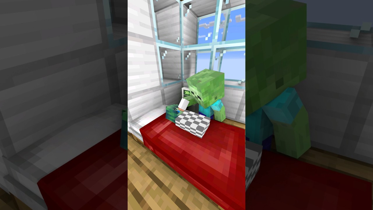 Poor 2 Baby Zombies - Monster School Minecraft Animation - Minecraft videos