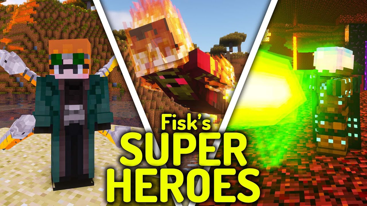 The BEST SUPERHERO Mod For MINECRAFT! - Minecraft videos