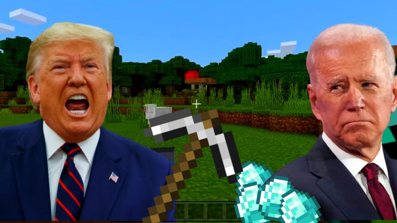 Trump and Biden Play Minecraft (AI compilation) - Minecraft videos
