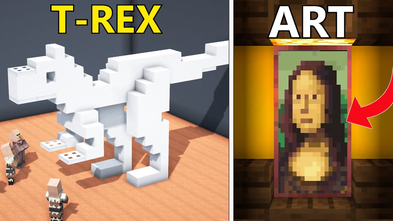 10 Insane Minecraft Museum Builds You HAVE to TRY - Minecraft videos