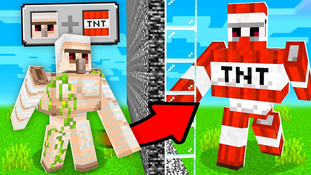 MOB BATTLE, But Anything I Mix Comes to Life!! - Minecraft videos