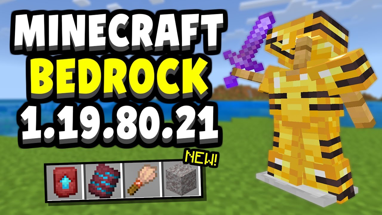 ARMOR TRIMS ADDED Minecraft Bedrock Edition 1.19.80.21 Beta ...