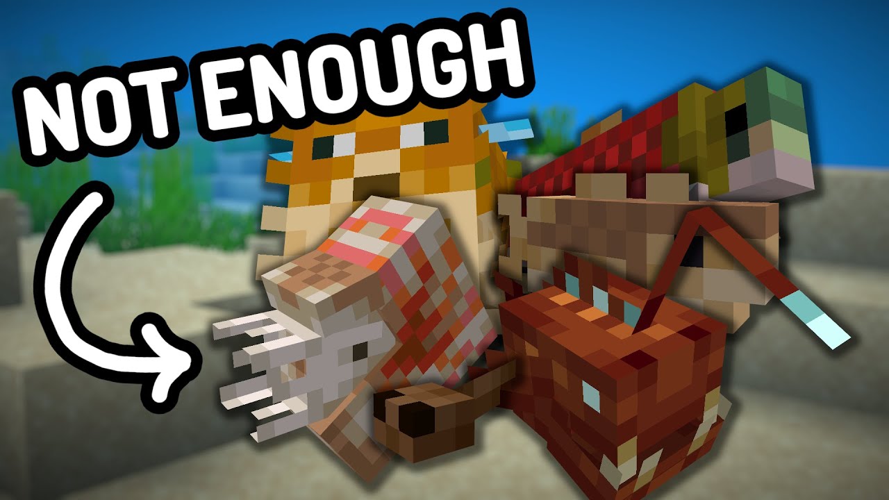 Adding Way Too Many Fish to Minecraft - Minecraft videos