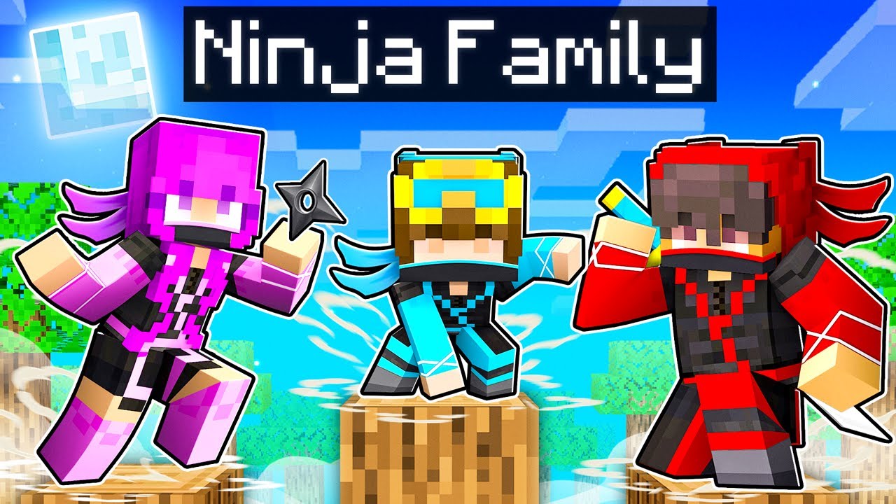 Adopted By A NINJA FAMILY In Minecraft! - Minecraft videos