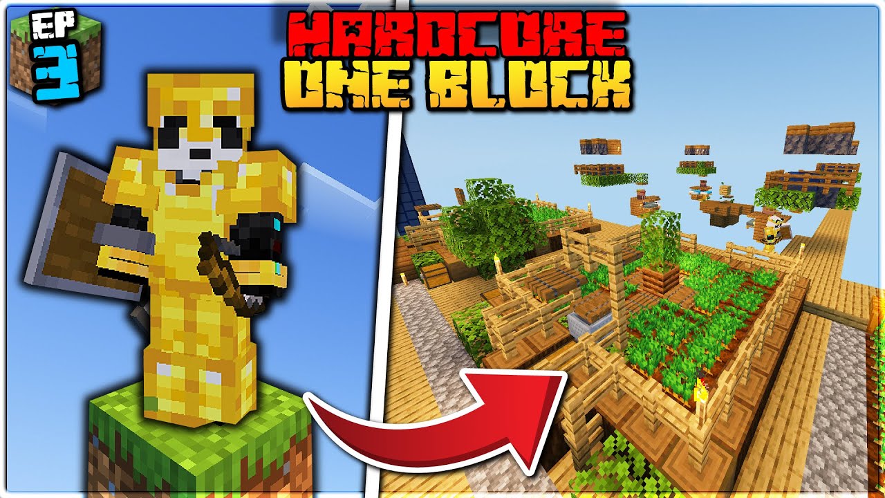 Building Automatic Farms on One Block Minecraft - Minecraft videos