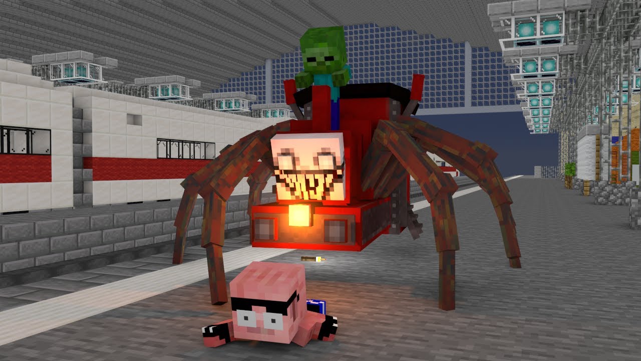 CHOO CHOO CHARLES REVENGE ALL EPISODES- MONSTER SCHOOL MINECRAFT ...