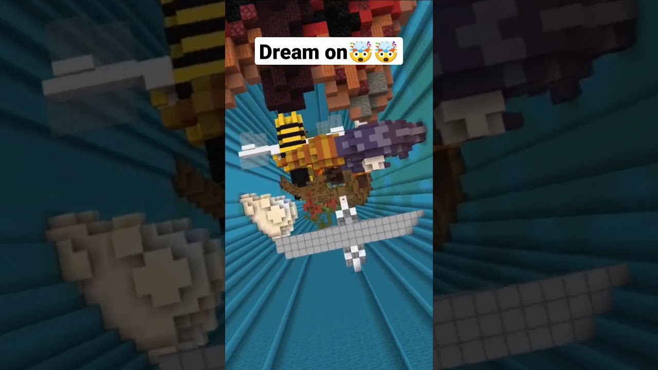 Dream On Minecraft #minecraft #shorts - Minecraft videos