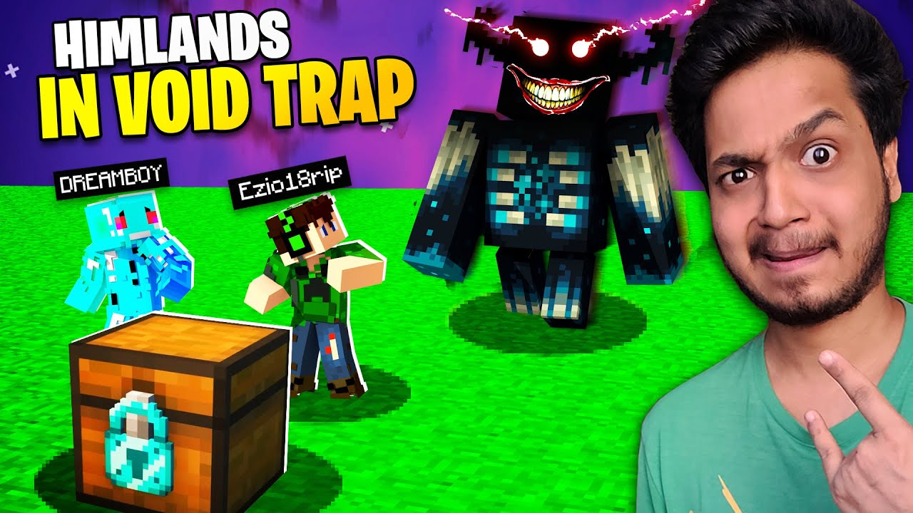 HIMLANDS SMARTY THROW ME & DREAMBOY IN VOID - Minecraft Himlands - Day 59 (S2) - Minecraft videos