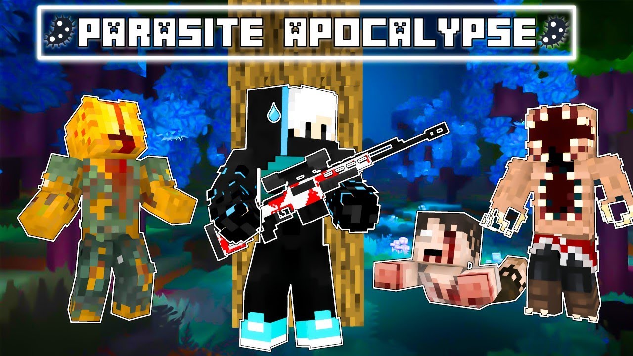 HK FROST Survived PARASITE APOCALYPSE In Minecraft (Hindi) - Minecraft ...